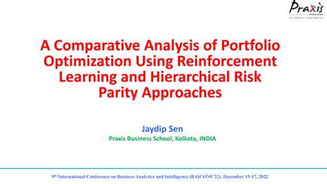 Pdf A Comparative Analysis Of Portfolio Optimization Using Reinforcement Learning And