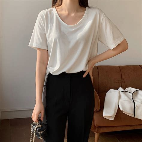 로렌하이 4계절용🌿1만2천장 돌파 Sml사이즈 Made 소프트 터치 유넥 반팔 티셔츠 3 Color