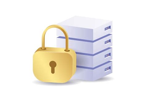 Premium Vector Server Rack Security Lock