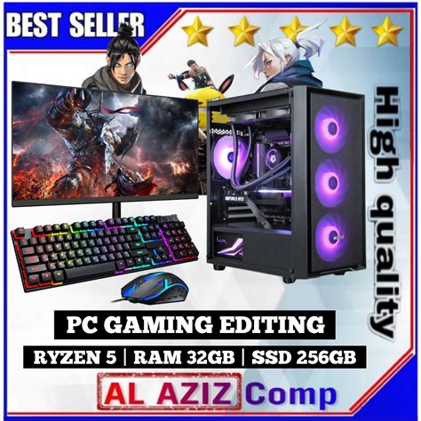 Jual Pc Gaming Fullset Inch Amd Ryzen G Vga Radeon Series Ram