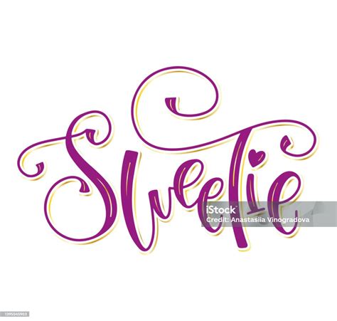 흰색 배경에 고립 된 금색의 달콤한 분홍색 글자 벡터 일러스트 레이 션 광산에 대한 스톡 벡터 아트 및 기타 이미지 광산 광업 꿀 Istock