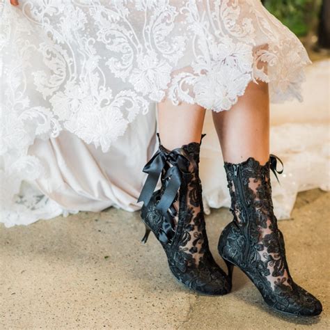 Lace Wedding Boots From House Of Elliot