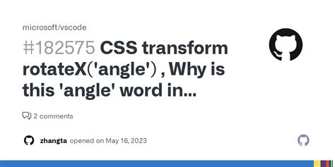 Is There An Issue With The Suggestions List？css Transform Rotatexangle · Issue 182575