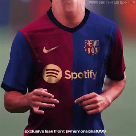 Leaked Unique Barcelona 2024 25 Collection Confirms Home And Away Kit