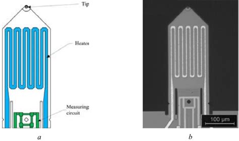 Piezoresistive Self Actuated Cantilever A Cantilever Scheme B Sem Picture Download