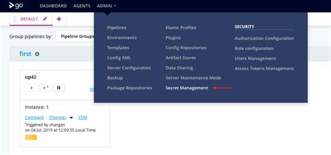 Secret Management Gocd User Documentation