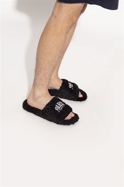 Fuzzy Slides Black Top Sellers Fabricadascasas Com