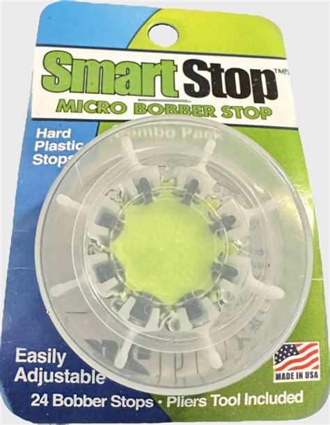 Clearly Outdoors Smart Stop Micro Bobber Stops Holder Includes 24 Stops
