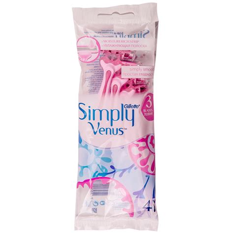 Бритва одноразовая GILLETTE (Жиллет) Venus (Венус) 3 Simply (3 симпл ...