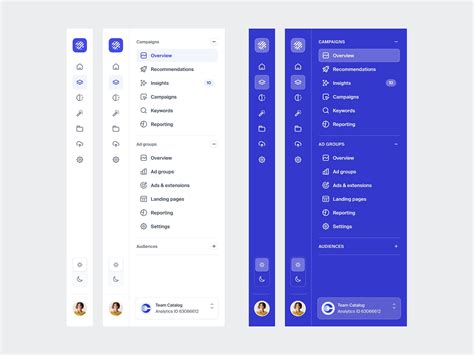 Dual Tier Sidebar Navigation — Untitled Ui By Jordan Hughes® On Dribbble