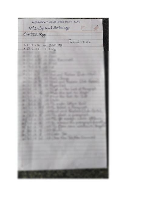 Solution Microsoft Office Word Shortcut Keys Studypool