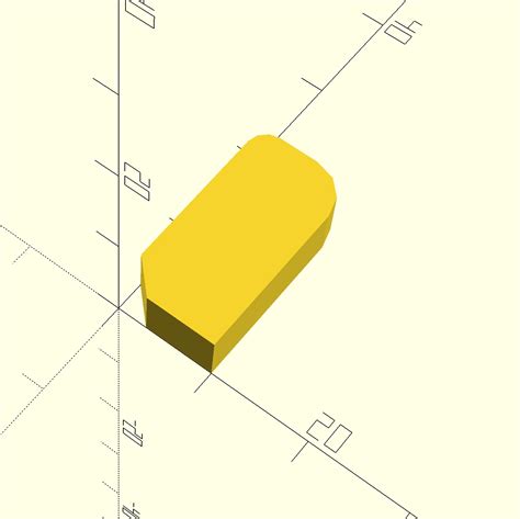 Openscad Polygons With Rounded Corners • Raw