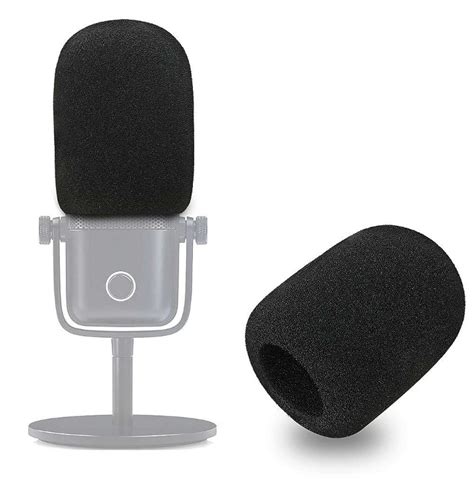 Wave 1 팝 필터 전문 마이크 윈드스크린 폼 커버 Elgato Wave Usb 콘덴서 마이크와 호환되 티몬