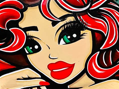 Roxie Sexy Pin Up Metal Sign Art Hand Plasma Cut From Gauge Steel And Hand Painted With