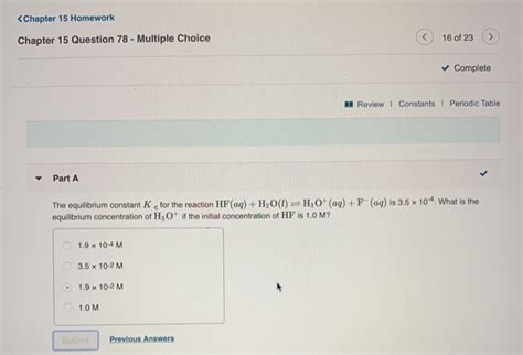 Solved Complete M Review Constants Periodic Table Part A Chegg