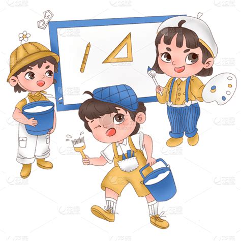 手绘 复古元素 绘画