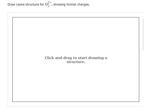 Draw Lewis Structure For O Showing Formal StudyX