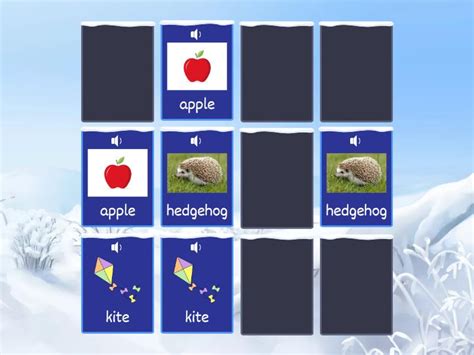 Words Matching Pairs