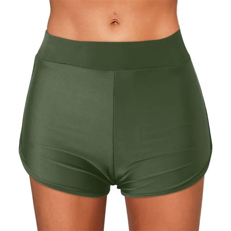 Fimkaul Womens Swimsuit Shorts Swim Shorts Beach Tankini Bottom Bikini High Bikini Running