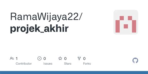 GitHub RamaWijaya Projek Akhir