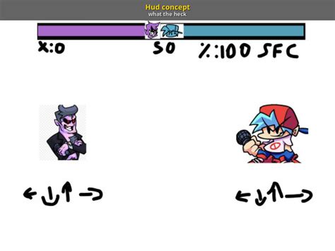 Hud Concept Concept For Friday Night Funkin Fnf Concepts