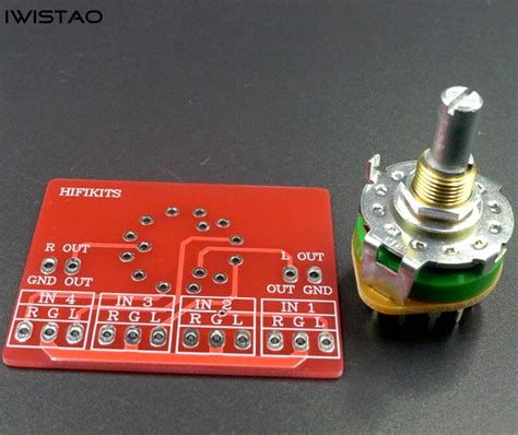 Double Shielded Signal Selection Switch Pcb Kit For Alps 3 Pole To 4 G Iwistao Hifi Minimart
