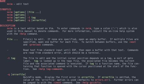 using neovim as manpager is there a way to preserve improve syntax