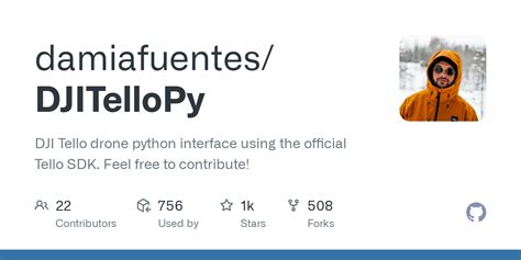 Github Damiafuentes Djitellopy Dji Tello Drone Python Interface Using The Official Tello Sdk