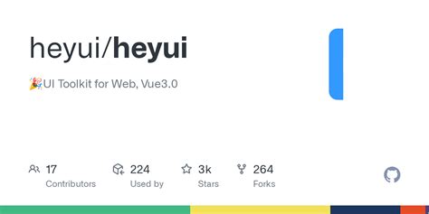 Github Heyui Heyui Ui Toolkit For Web Vue