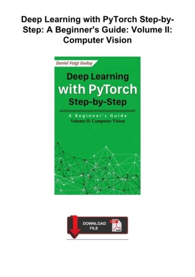 Pdfread Deep Learning With Pytorch Step By Step A Beginners Guide