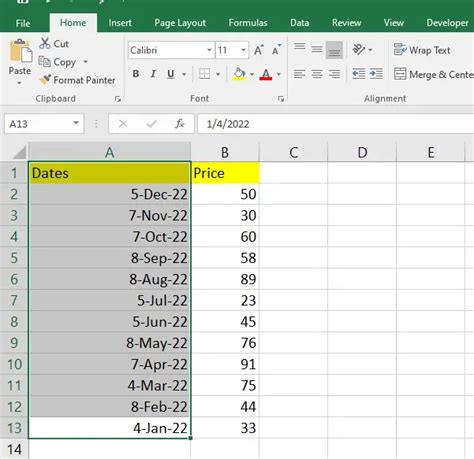 How To Sort In Excel By Date Excel Wizard