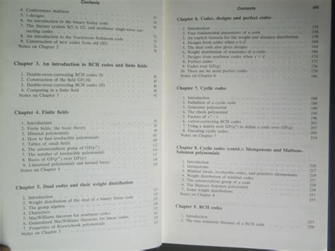 The Theory Of Error Correcting Codes Part I Part Ii Two Volumes Complete By Macwilliams F