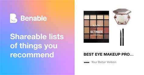 Best Eye Makeup Products For Stunning Eyes