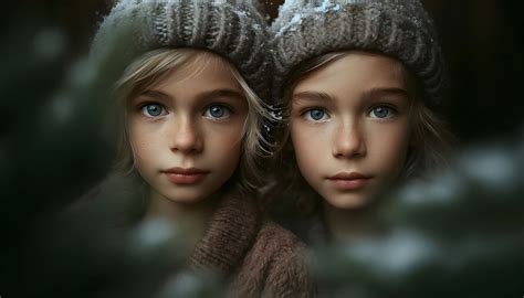 Ai产生的 双胞胎 蓝眼睛 Pixabay上的免费图片 Pixabay