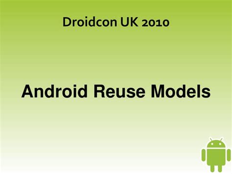Android Reuse Models Pdf Operating Systems Computer Software And Applications