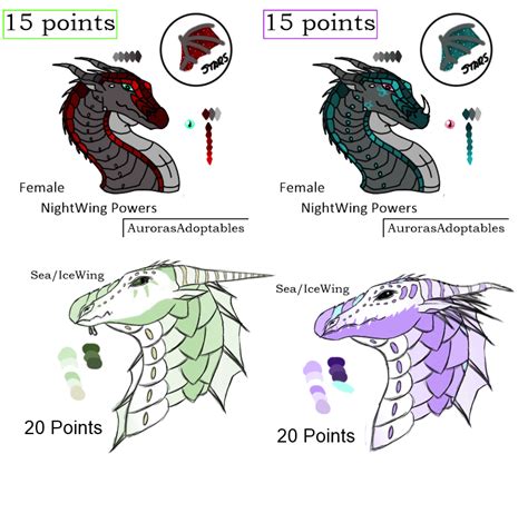 Wof Hybrid Adopts Closed By Aurorasadoptables On Deviantart