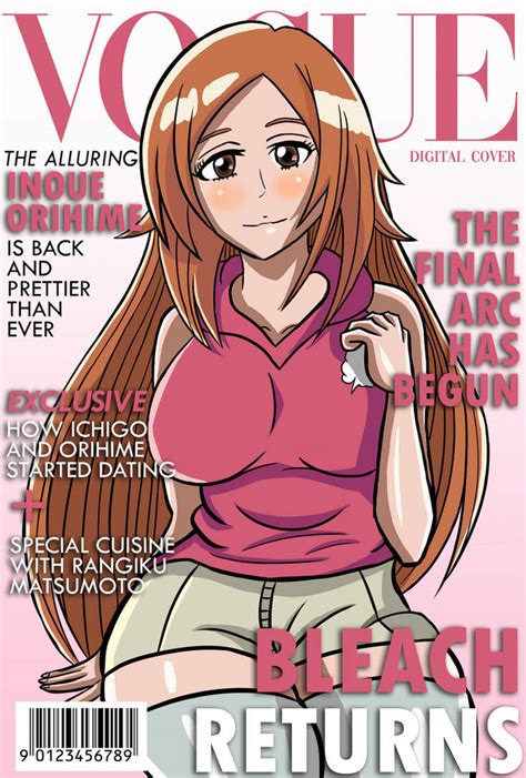 Inoue Orihime Magazine Cover By Goken San92 On Deviantart