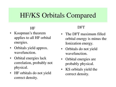 PPT Density Functionals Basic DFT Theory PowerPoint Presentation Free Download ID