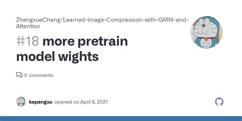 More Pretrain Model Wights Issue 18 ZhengxueCheng Learned Image