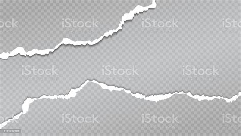 찢어진 찢어진 부드러운 그림자와 찢어진 흰색 종이 스트립은 어두운 회색 사각형 배경에 있습니다 벡터 템플릿 일러스트레이션 0명에 대한 스톡 벡터 아트 및 기타 이미지