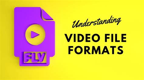 Video Formats What You Need To Know For Video File Formats