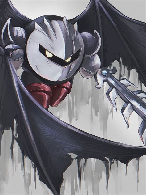 Dark Meta Knight Kirby Drawn By Usertjwf7547 Danbooru