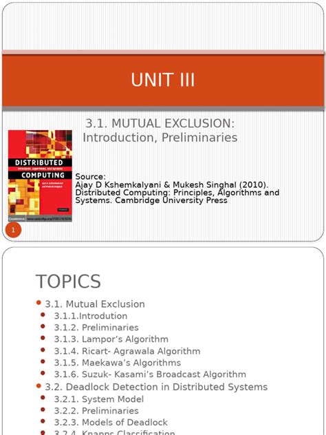31 1mutual Exclusion Introduction Preliminaries 1 Pdf Distributed Computing