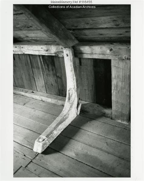 Acadian Ships Knee Joint Van Buren 1991 Maine Memory Network
