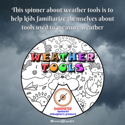 About The Weather Bundle Weather Tools Spinner Weather Instruments Anchor Chart Daily And Weekly