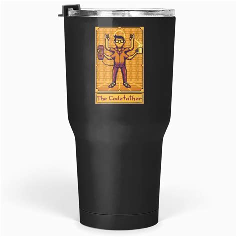 Mens The Codefather Programmer Computer Code Tumblers 30 Oz Sold By Timmreck21922849 Sku