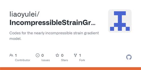Github Liaoyulei Incompressiblestraingradient Codes For The Nearly Incompressible Strain