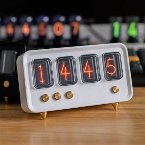 Nixie Tube Clock Science Decor