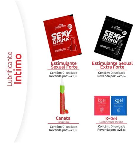 Kit Sex Shop Lubrificantes 16 Itens Vibrador Liquido Revenda Parcelamento Sem Juros