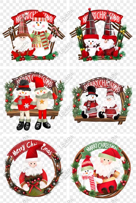 손으로 그린 귀여운 산타 클로스 Png 일러스트 무료 다운로드 Lovepik